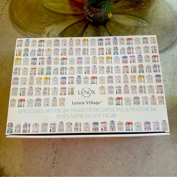 Lenox | Kitchen | New Lenox Spice Village Spice Jar Complete Set 24 ...